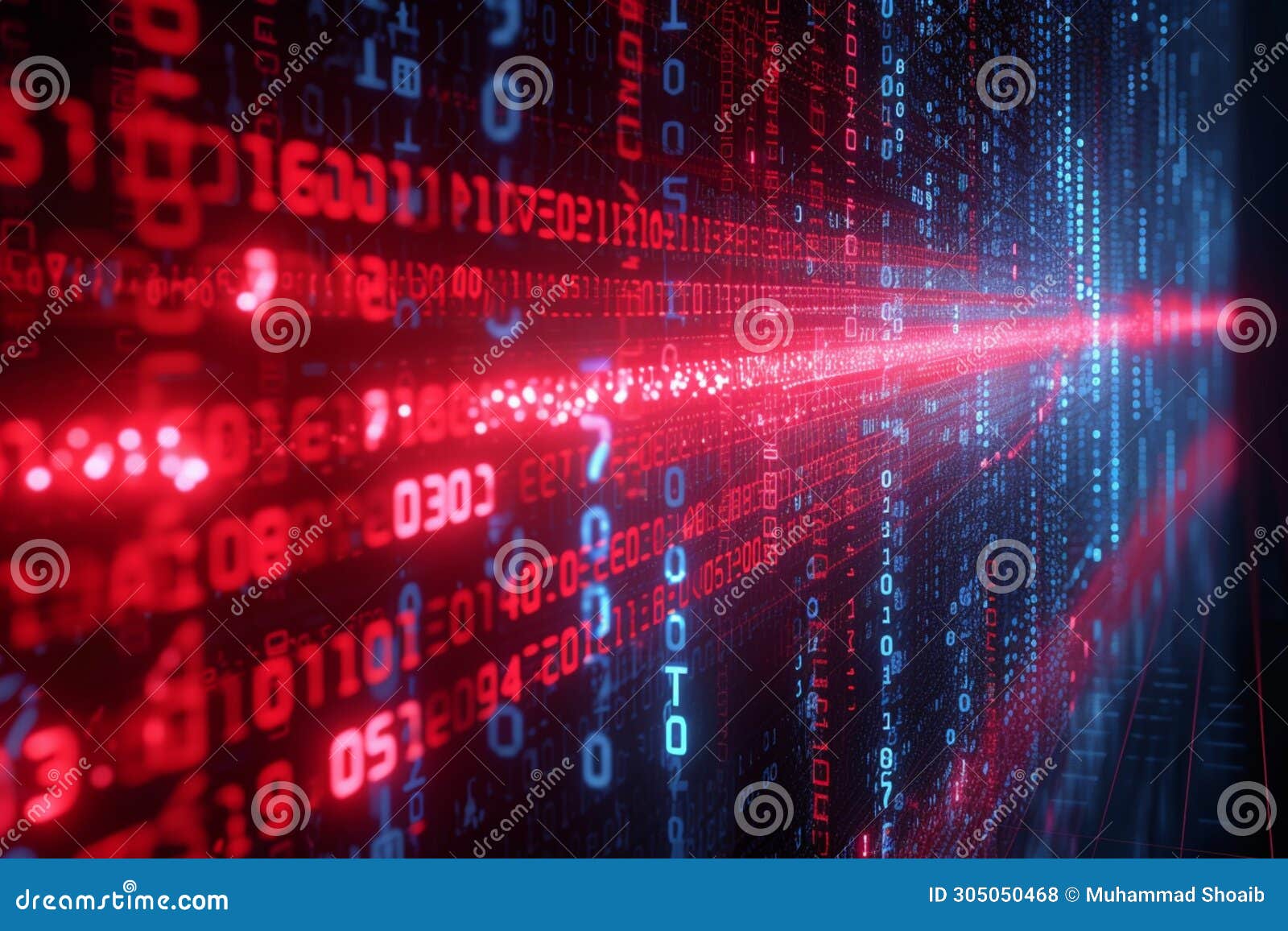 Secure Data Concept Encryption, Digital Binary, and Computer Virus Stock Illustration ...