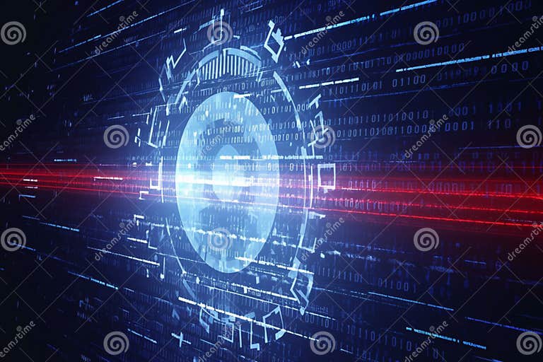 Secure Data Encryption Portrayed through Digital Binary and Computer ...