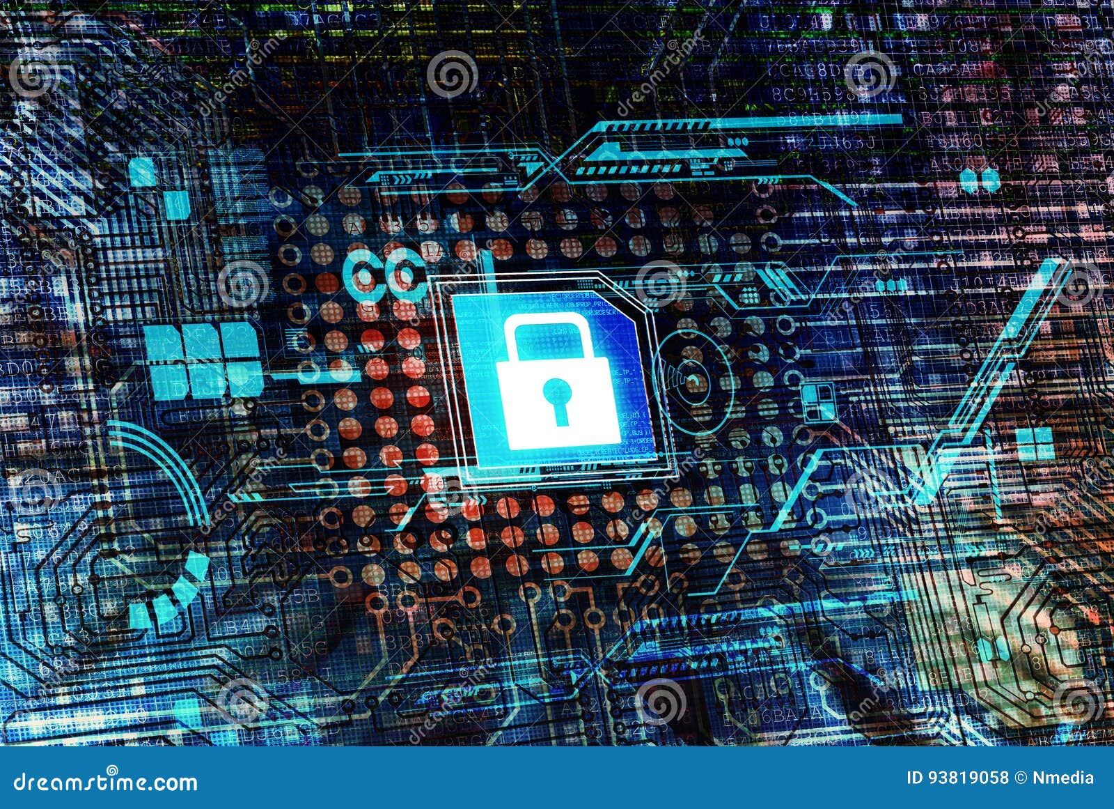 Secure Data Processing Concep Stock Illustration - Illustration of ... Secure Data Processing Concep Stock Illustration - Illustration of ...