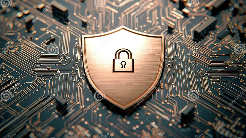 Secure Data Shield Cyber Security Digital Privacy Network Protection ...
