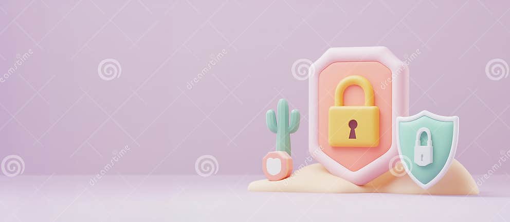 Secure Digital Icons with Playful Design Elements Create Charming ...