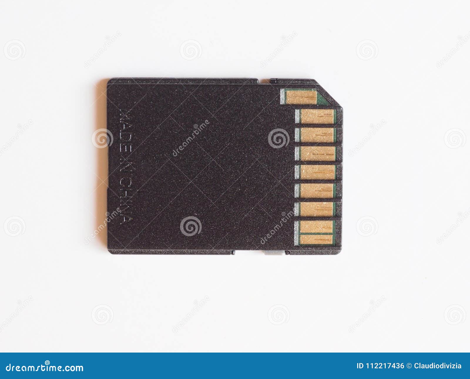 Secure Digital (SD) Memory Card Made in China Stock Photo - Image of ...