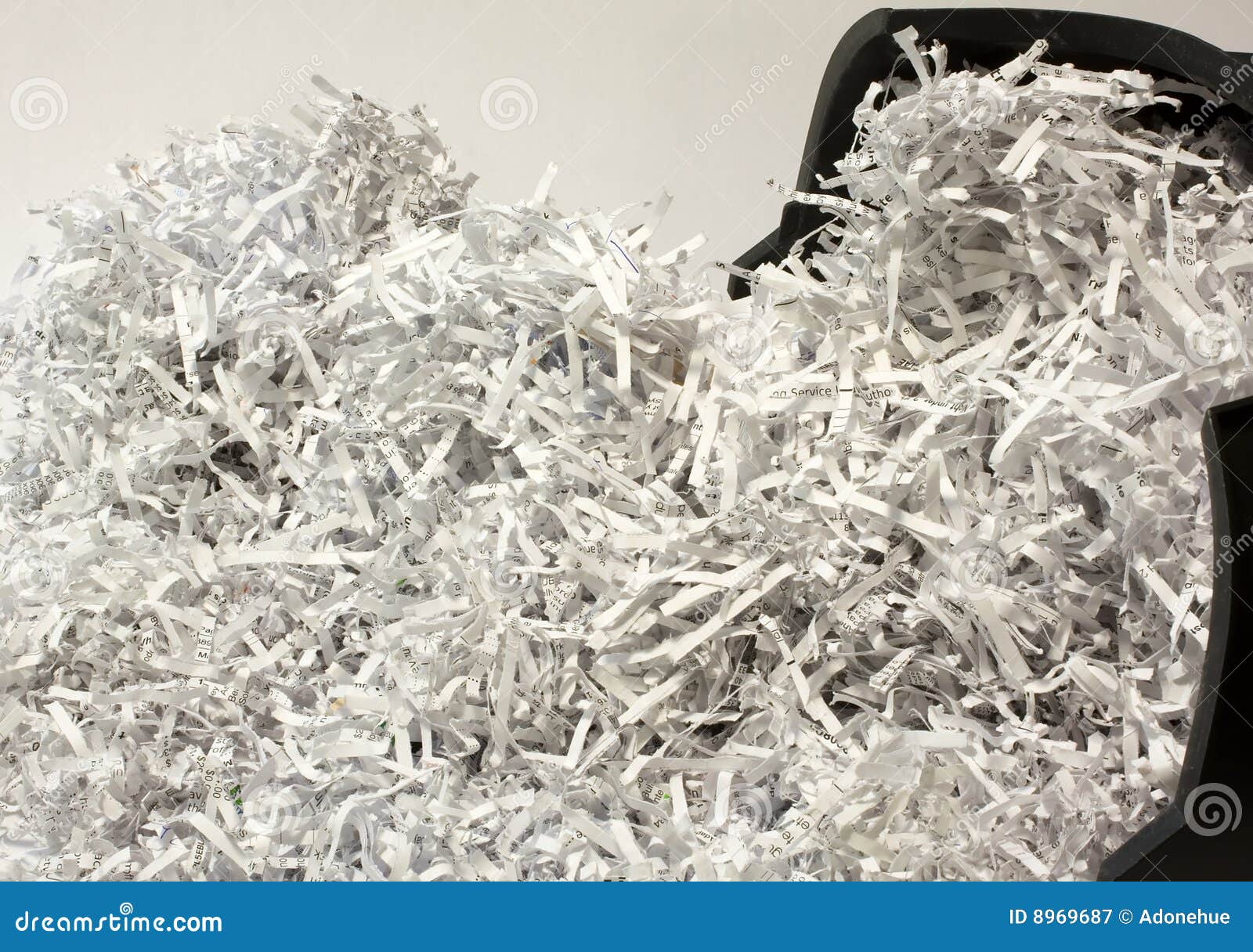 Secure Document Destruction Stock Image - Image of destroyed, document ...