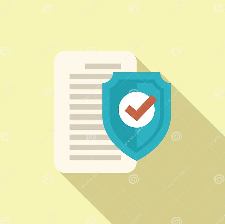Secure Document with Shield Providing Protection and Safety Stock ...