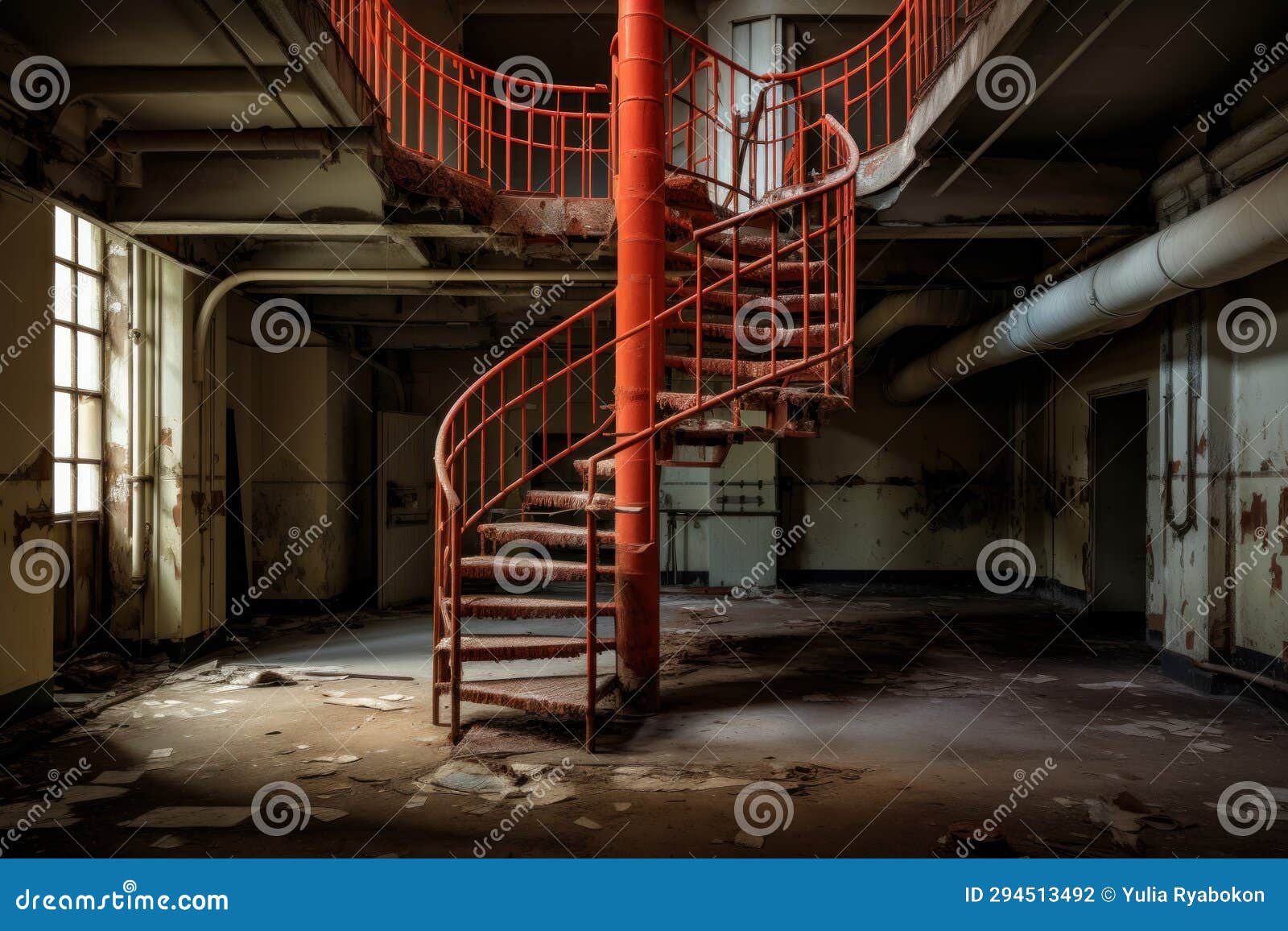 Secure Emergency Staircase. Generate Ai Stock Illustration ... Secure Emergency Staircase. Generate Ai Stock Illustration ...