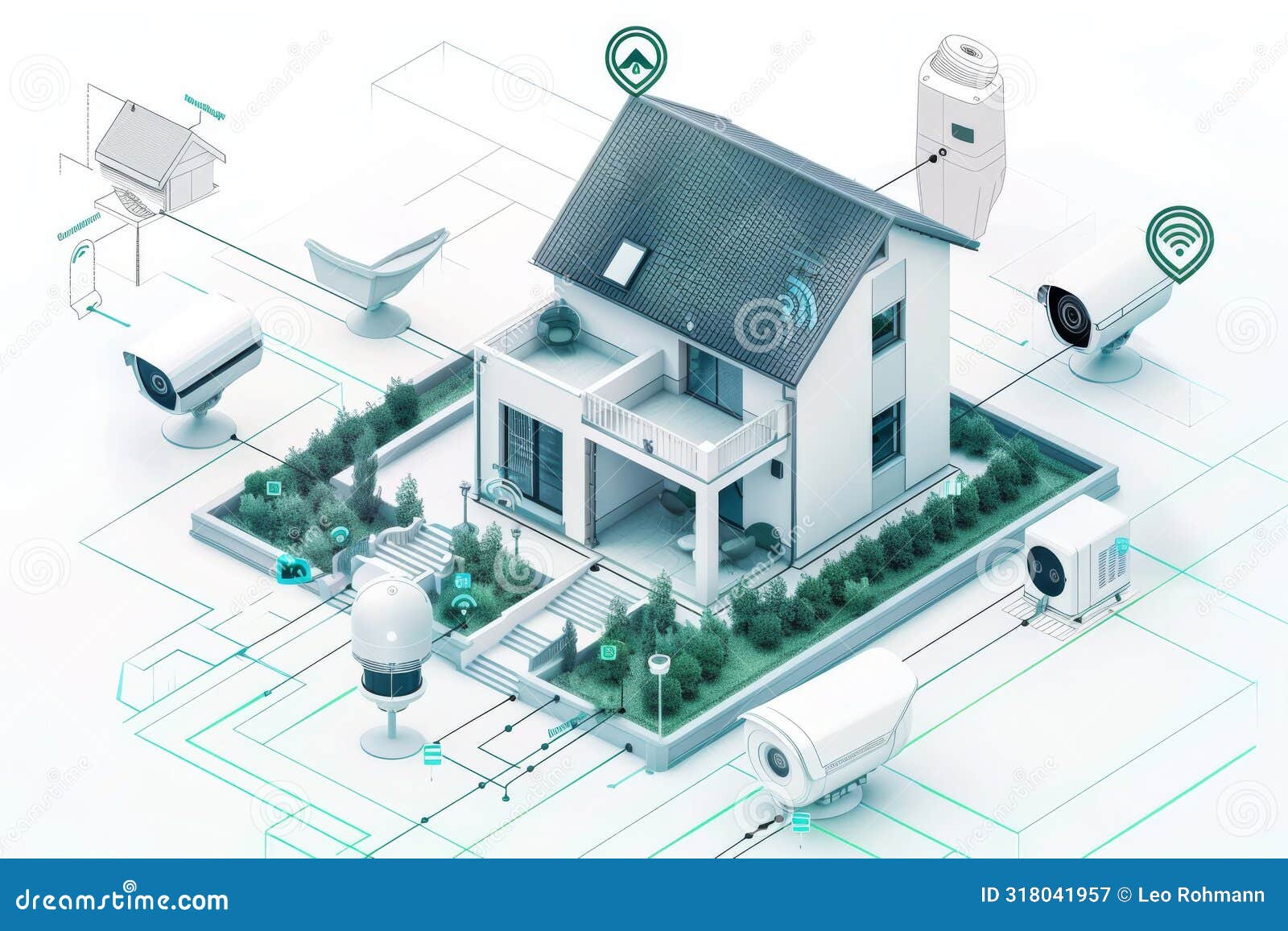 Secure Family Homes Actively with Security Cameras, Using Sensors on ...