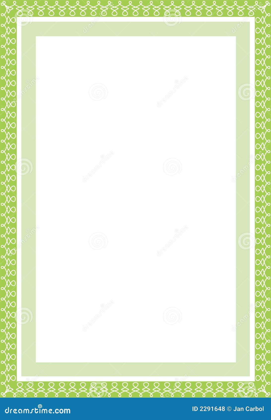 Green Page Border
