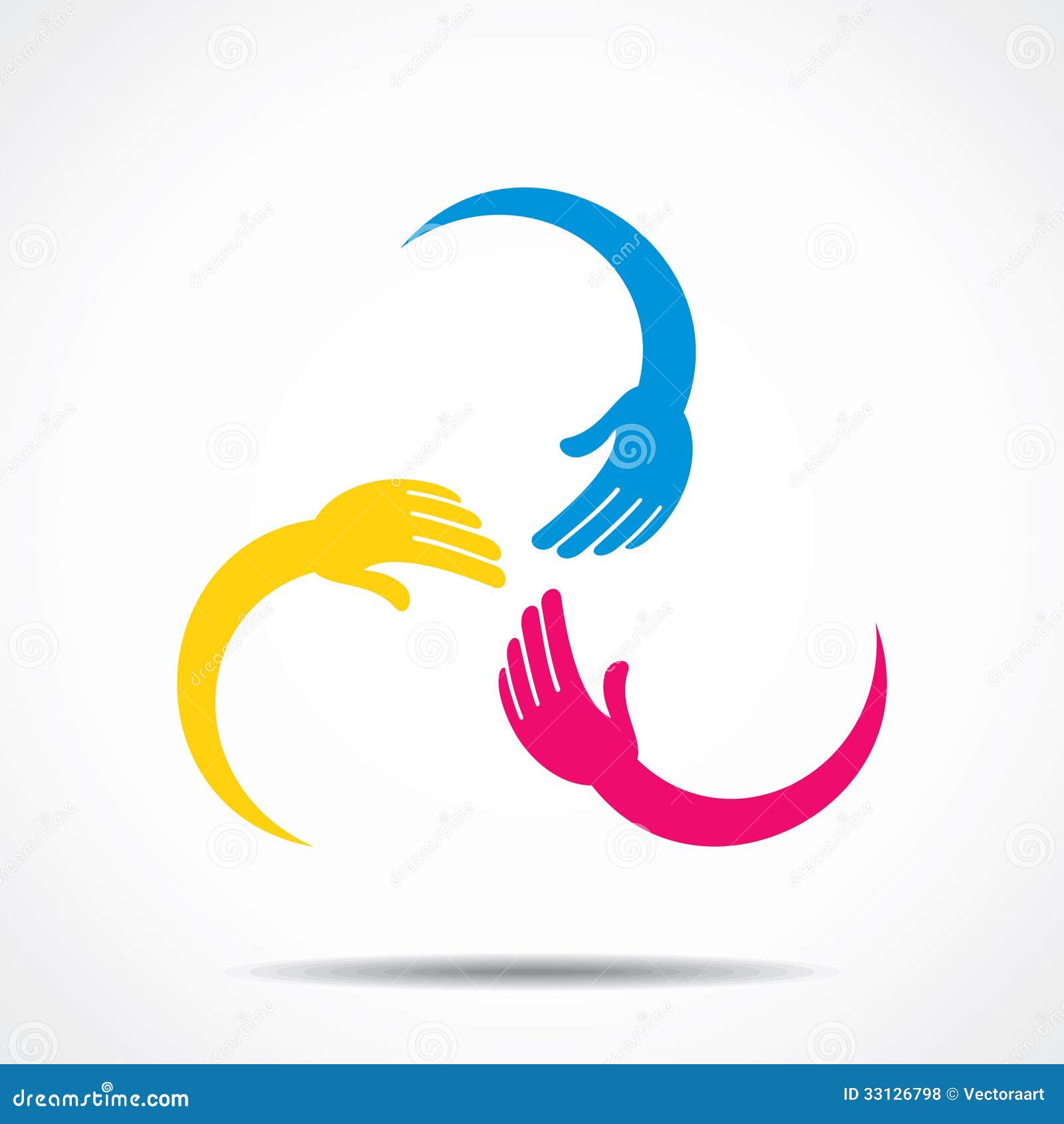 Secure hand symbol stock vector. Illustration of ecology - 33126798