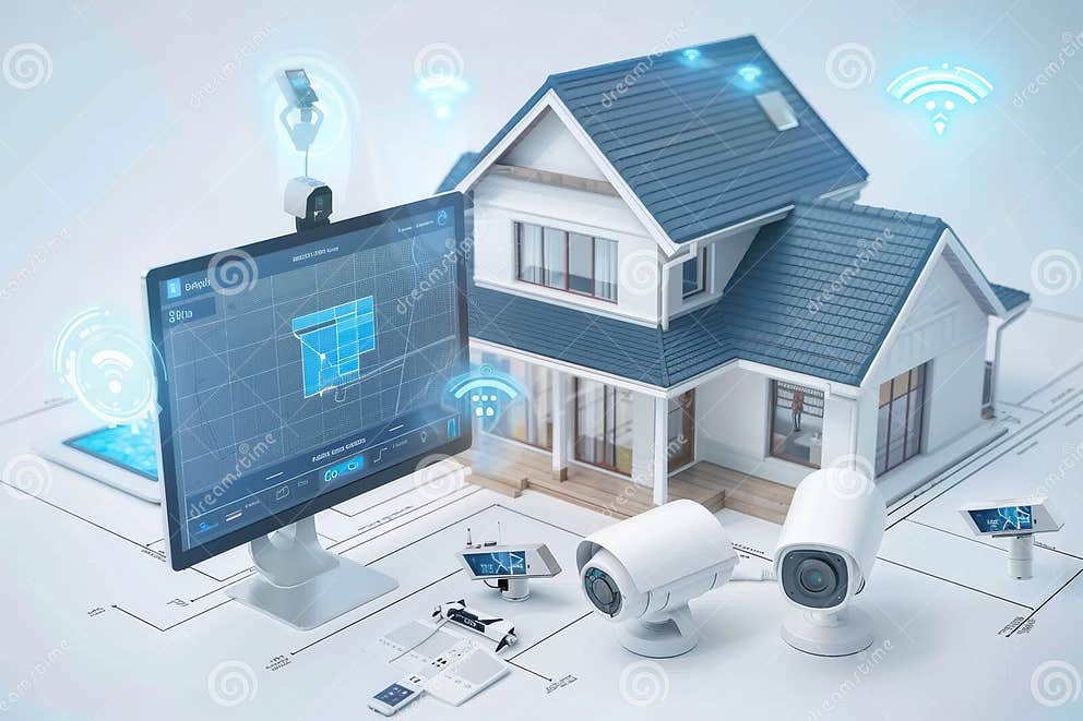 Secure Home Environments Utilize IP Cameras for Connected Security ...