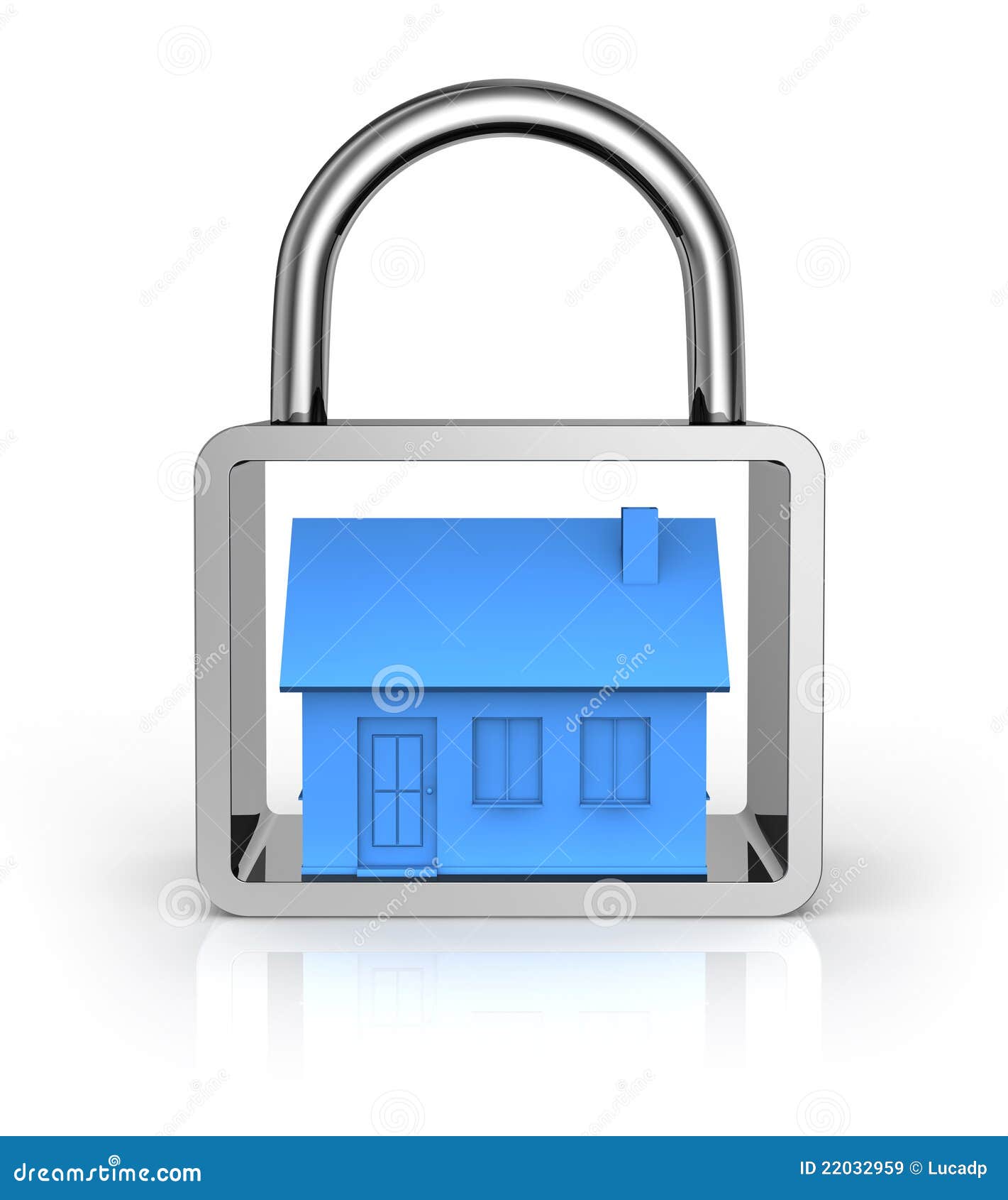 Secure house concept stock illustration. Illustration of idea - 22032959