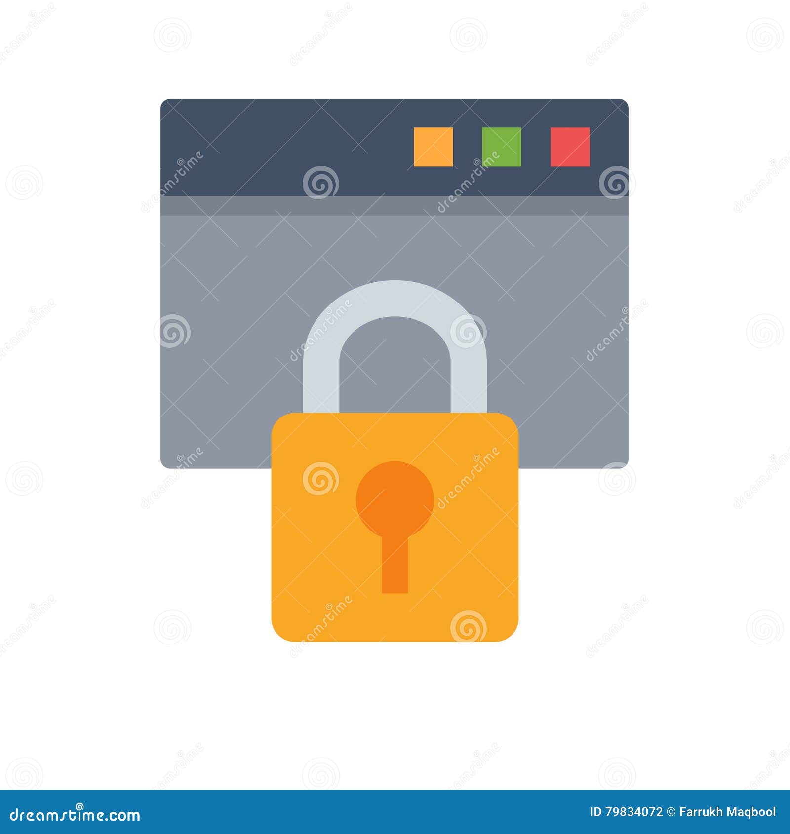 Secure Information stock vector. Illustration of concept - 79834072