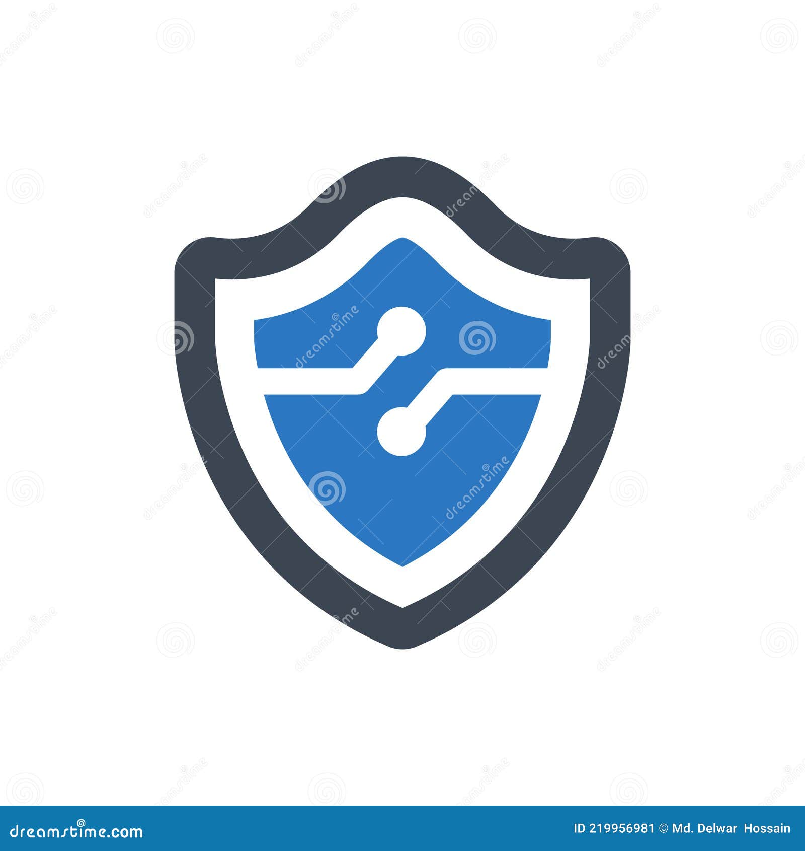 Secure Information Technology Icon Stock Vector - Illustration of ...