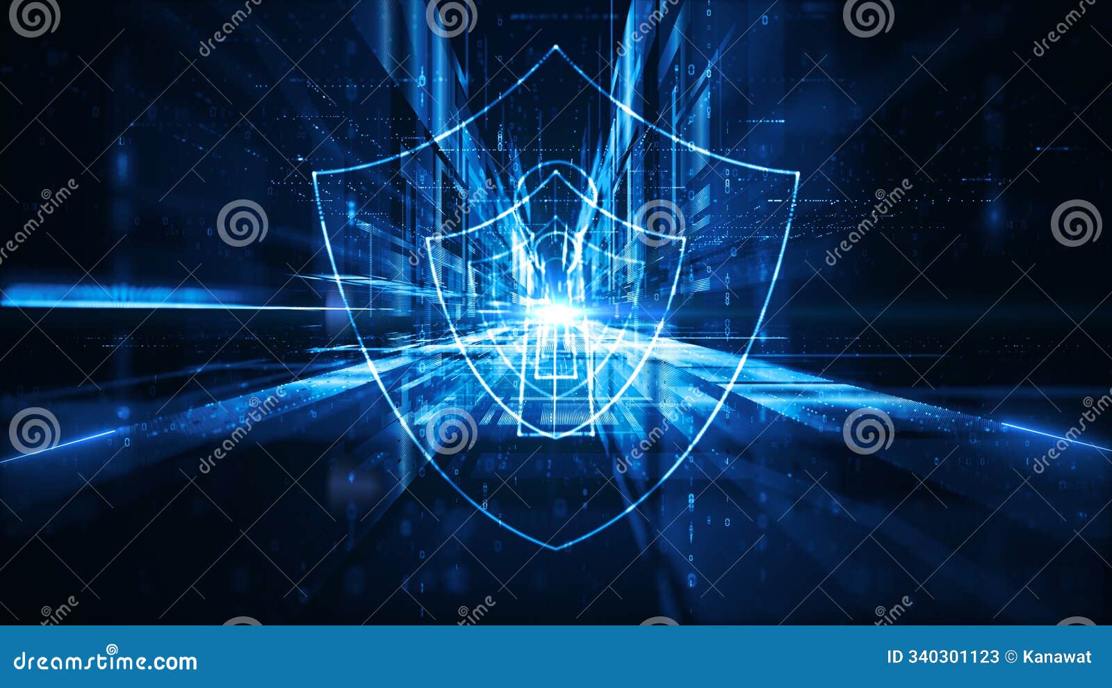 Cybersecurity Concept With Futuristic Mechanical Lock Interface ...