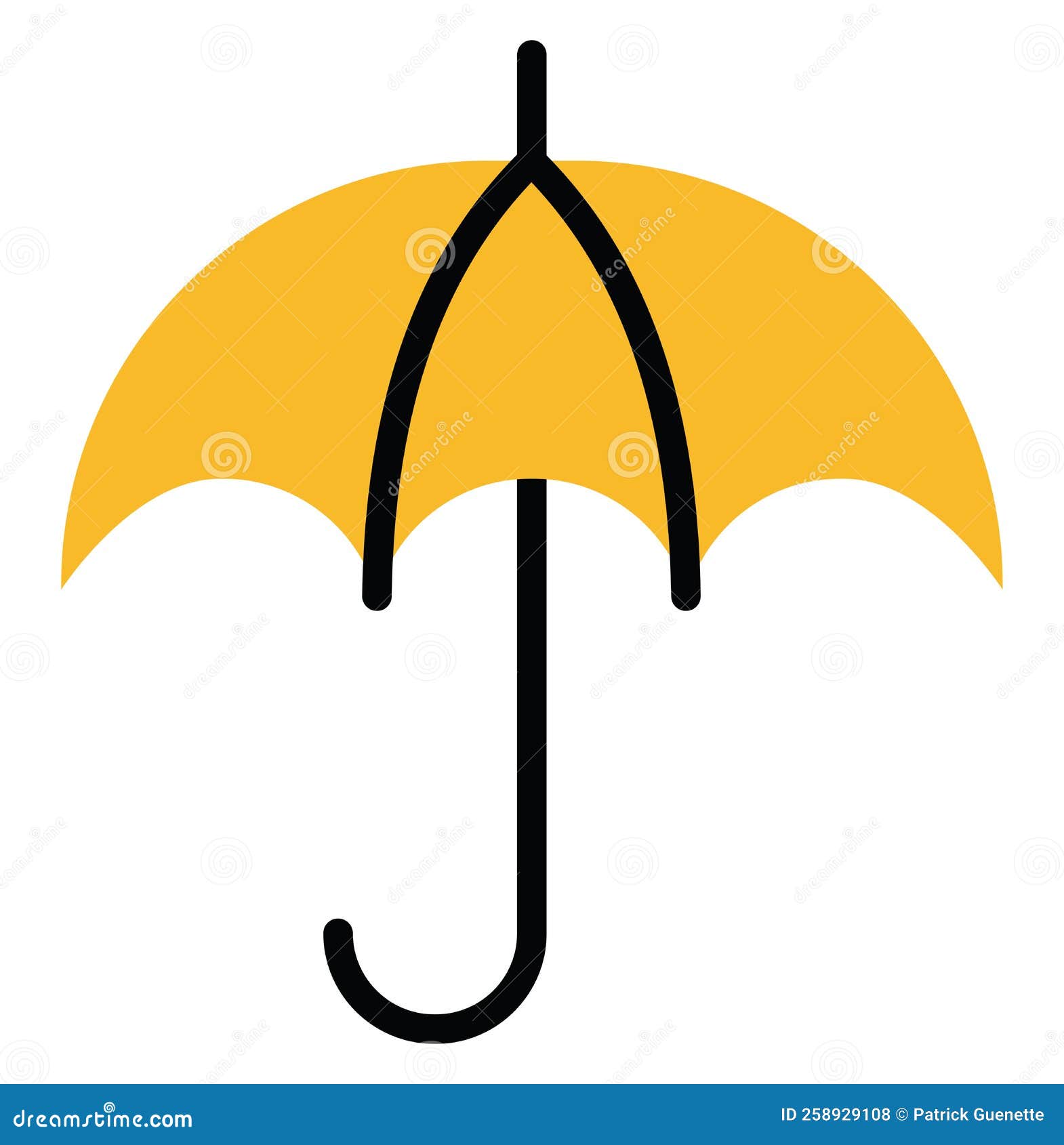 Secure insurance, icon stock vector. Illustration of insurance - 258929108