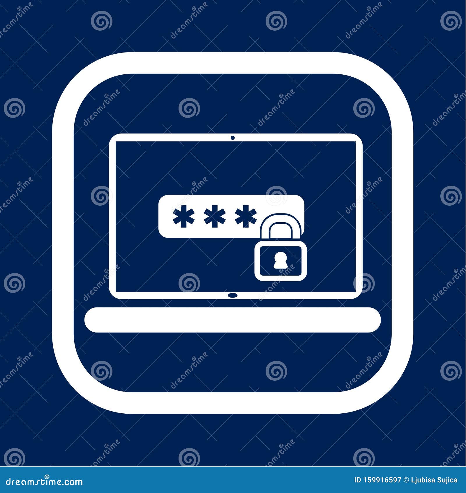 Secure Internet Concept - Illustration Stock Vector - Illustration of ...