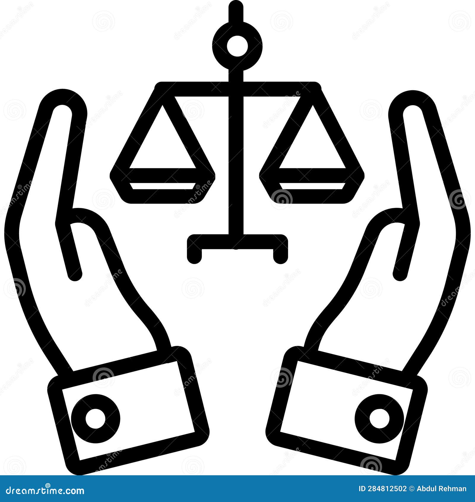 Secure Justice Outline Vector Icon that Can Easily Edit or Modify ...