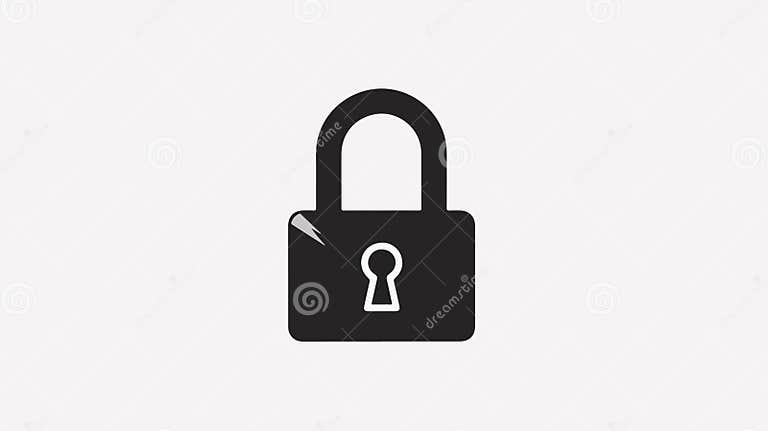 Basic Web and UI Lock Icon for Secure Online Access - Professional ...
