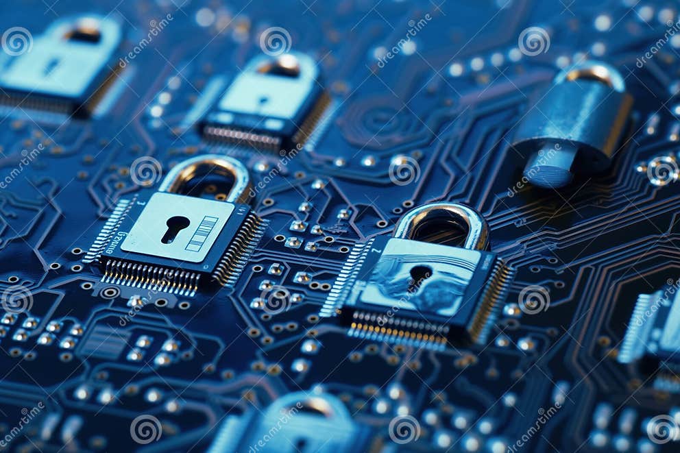 Secure Lock on Integrated Circuit Protects Private Data from Hacker ...