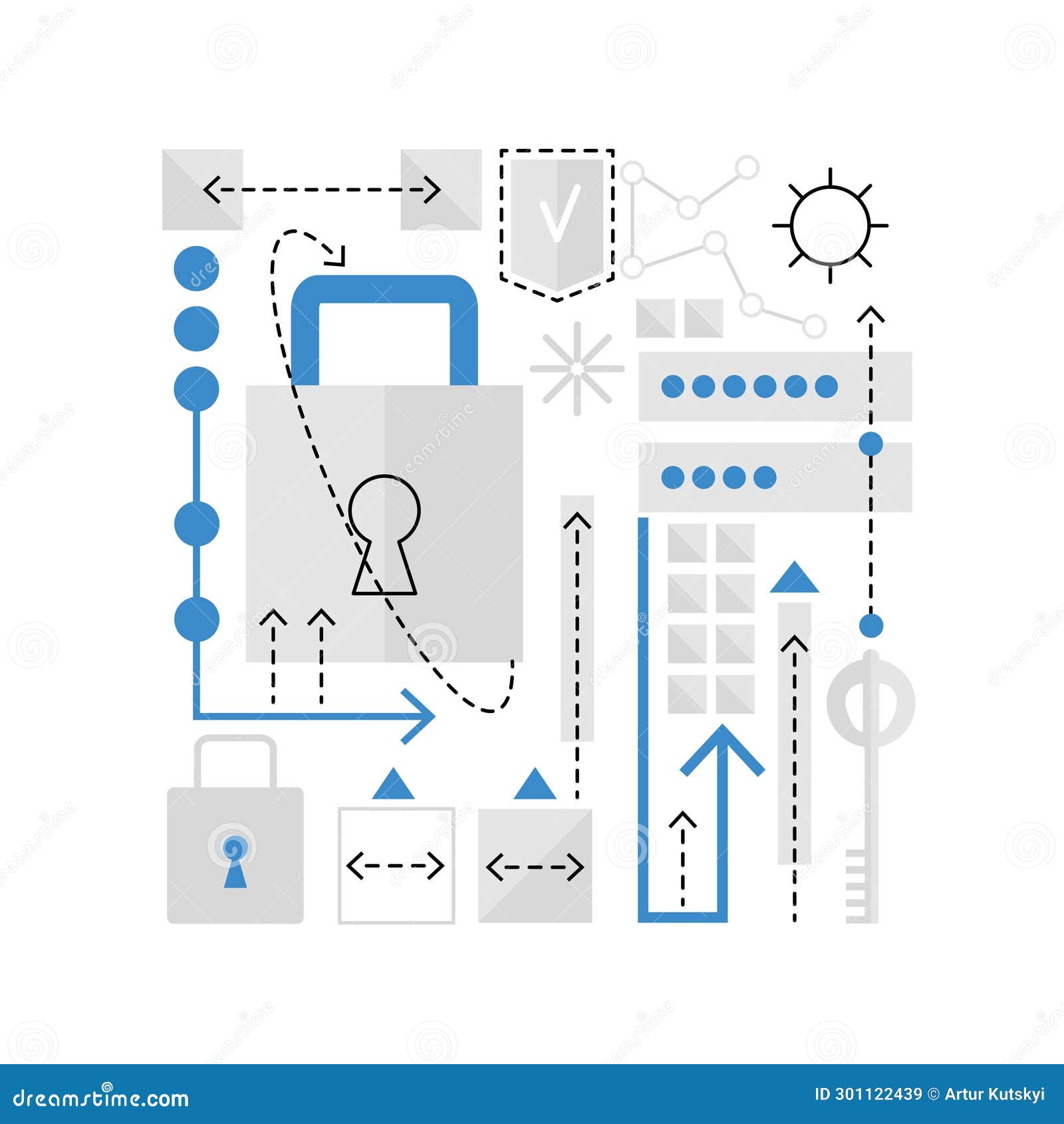 Login Access Mosaic And Grunge Do Not Open Stamp Seal With Lines Vector ...