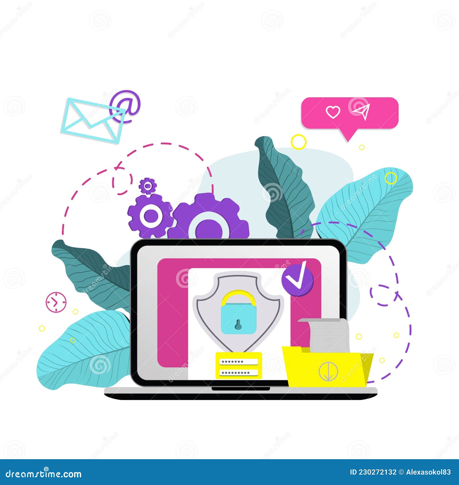 Secure Login Account.User Interface Login, Account Registration, Site ...