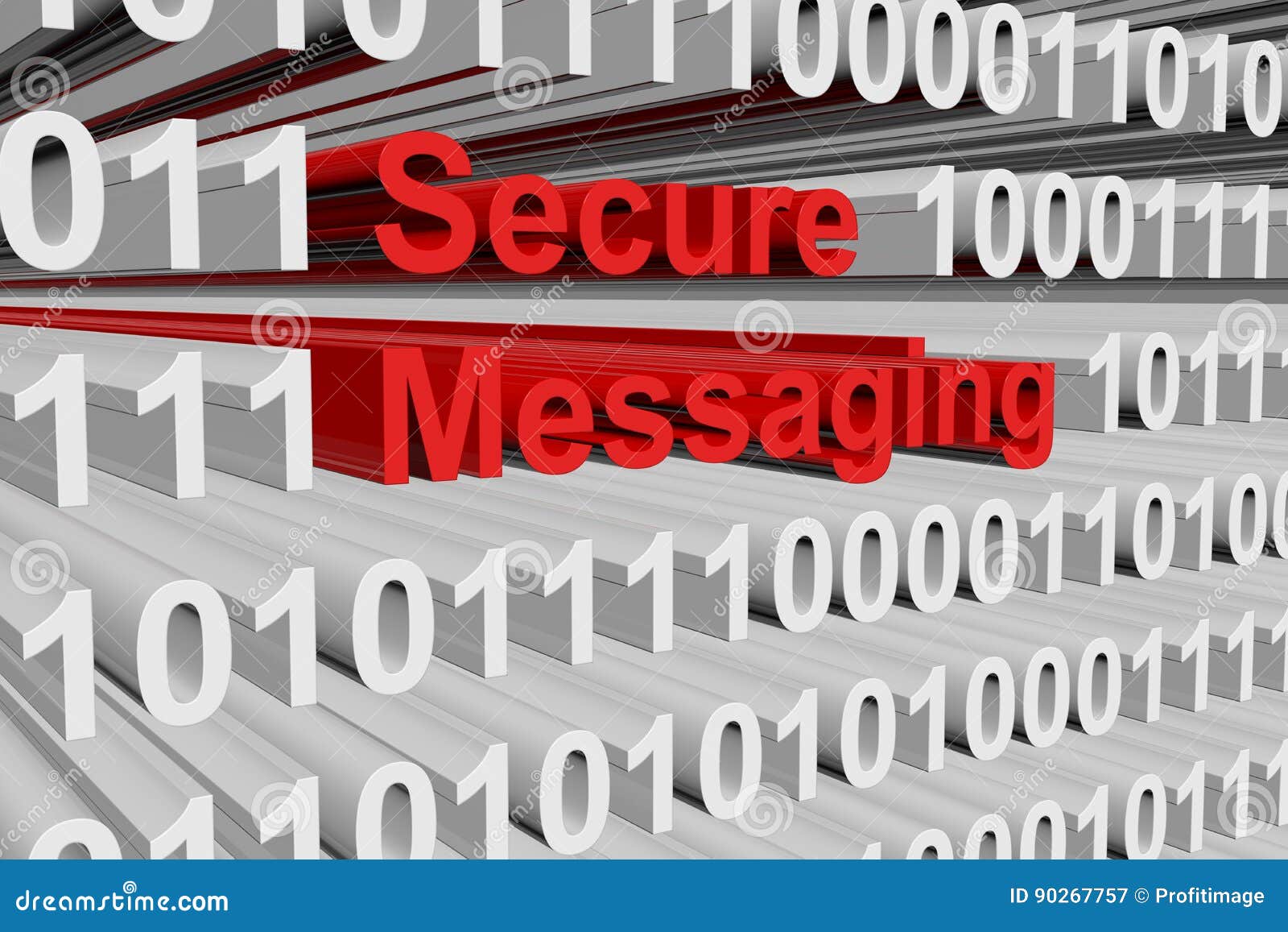Secure messaging stock illustration. Illustration of secure - 90267757