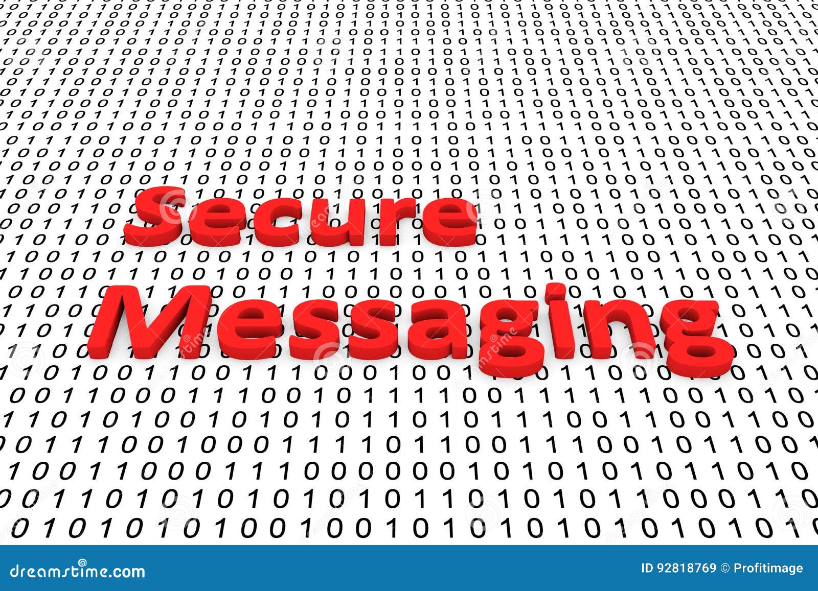 Secure messaging stock illustration. Illustration of protect - 92818769