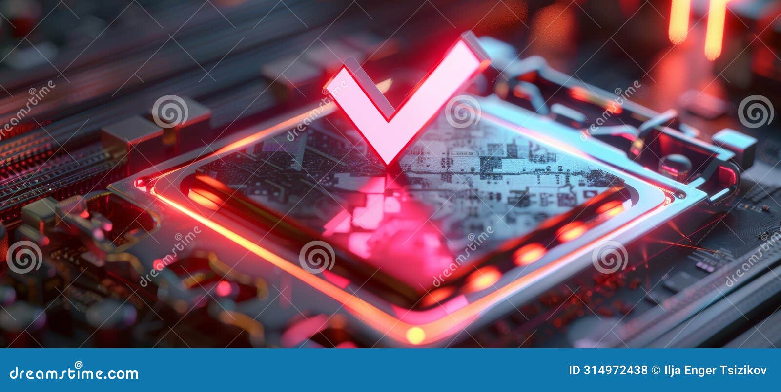 Secure Motherboard Connection for Ai Regulation Compliance and Network ...