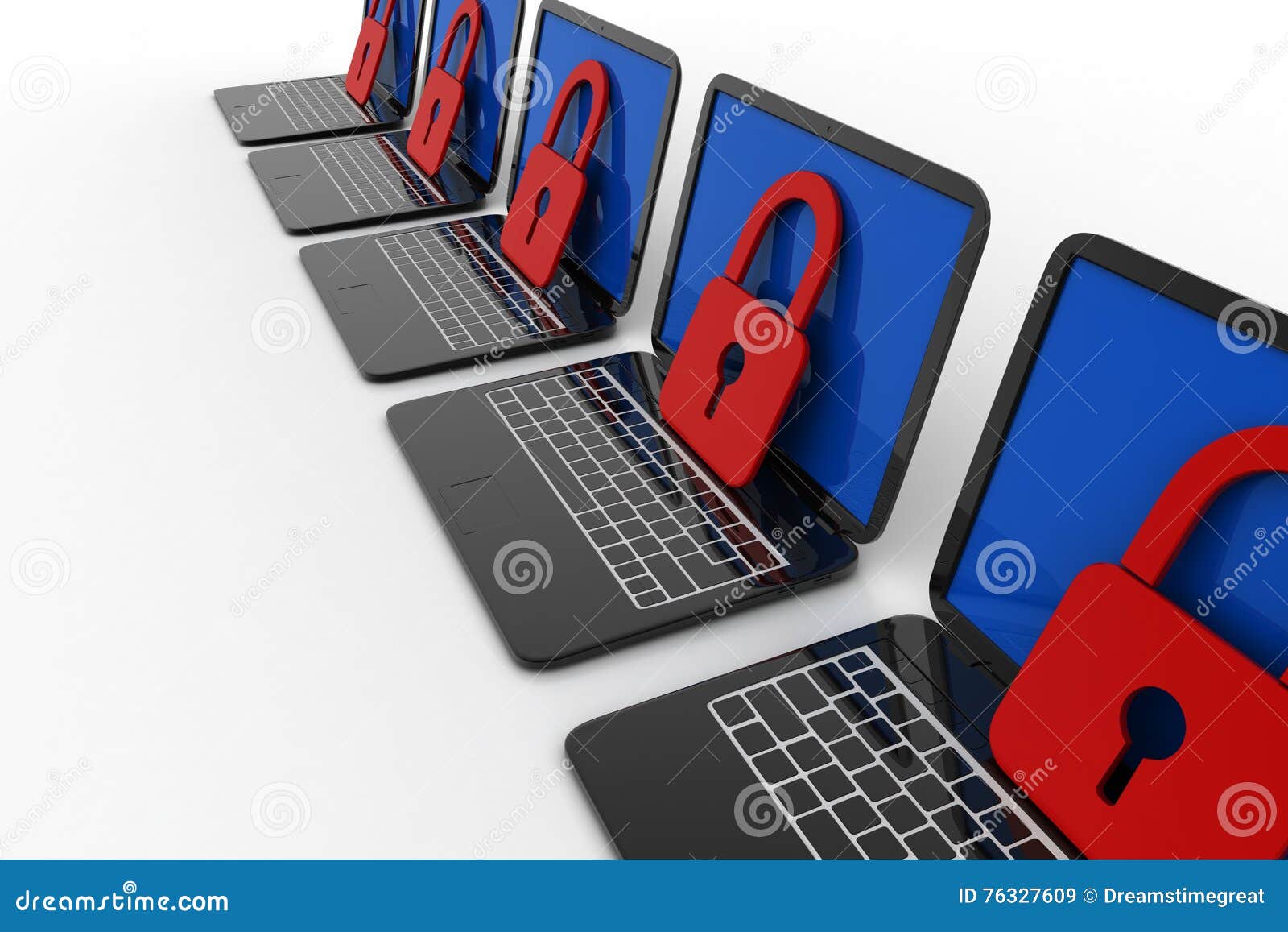 Secure network concept stock illustration. Illustration of online ...