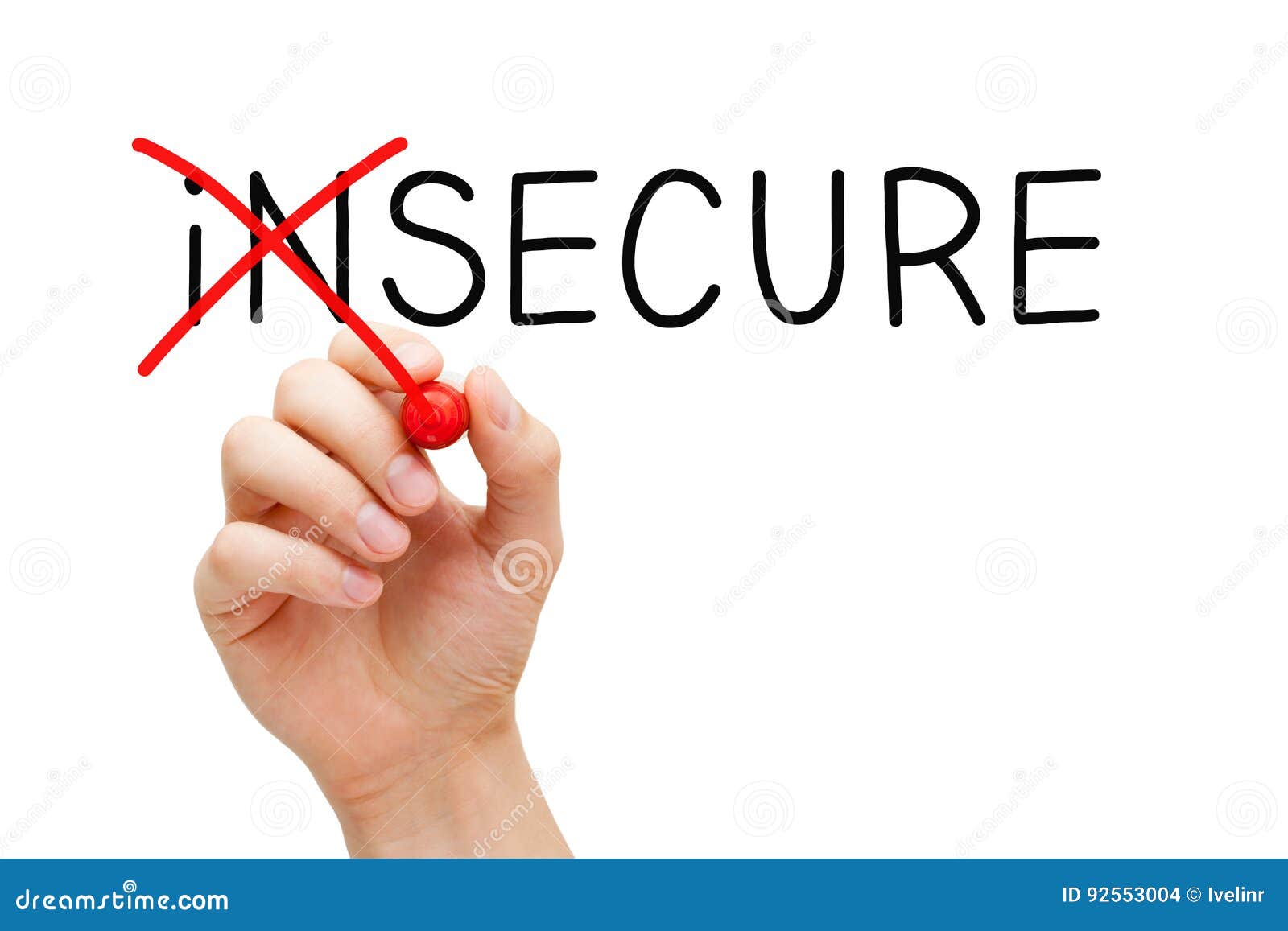 Secure not Insecure stock photo. Image of danger, accident - 92553004