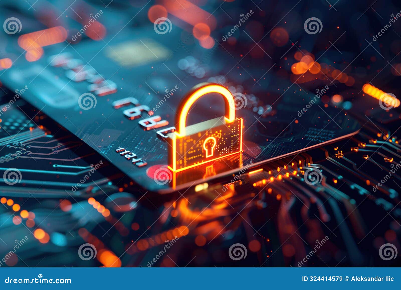 Secure Online Payment Concept. Cyber Security in Banking. Generative Ai ...