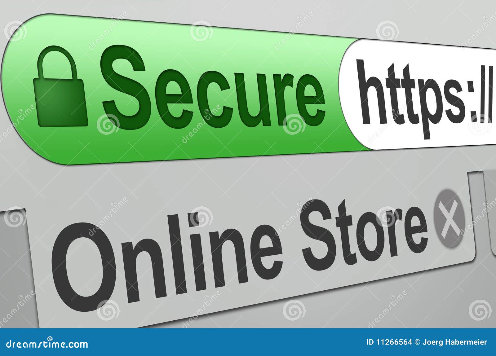 Secure Online Store stock illustration. Illustration of search - 11266564