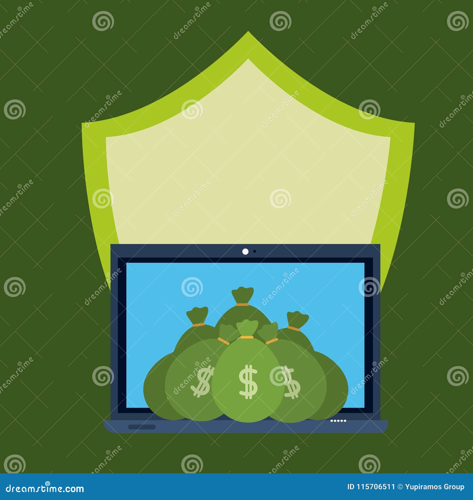 Secure online transactions stock vector. Illustration of laptop - 115706511 Secure online transactions stock vector. Illustration of laptop - 115706511