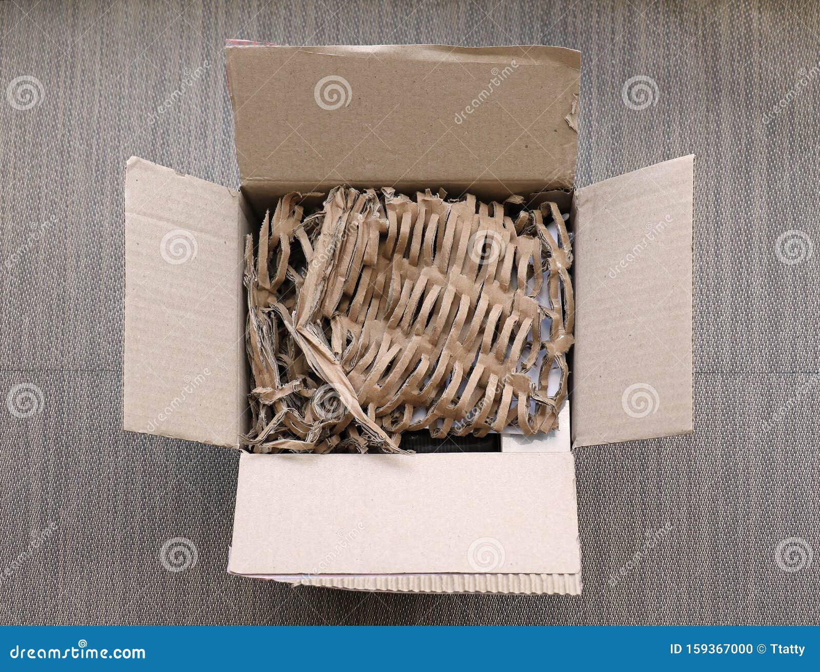 Secure Paper Wrap in Package Stock Photo - Image of industry, beige ...