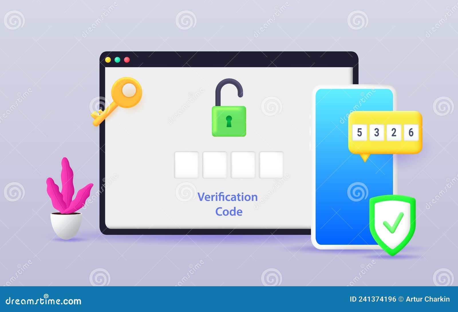 Secure Password Verification with Two-factor Authentication. SMS Notification with a Security ...