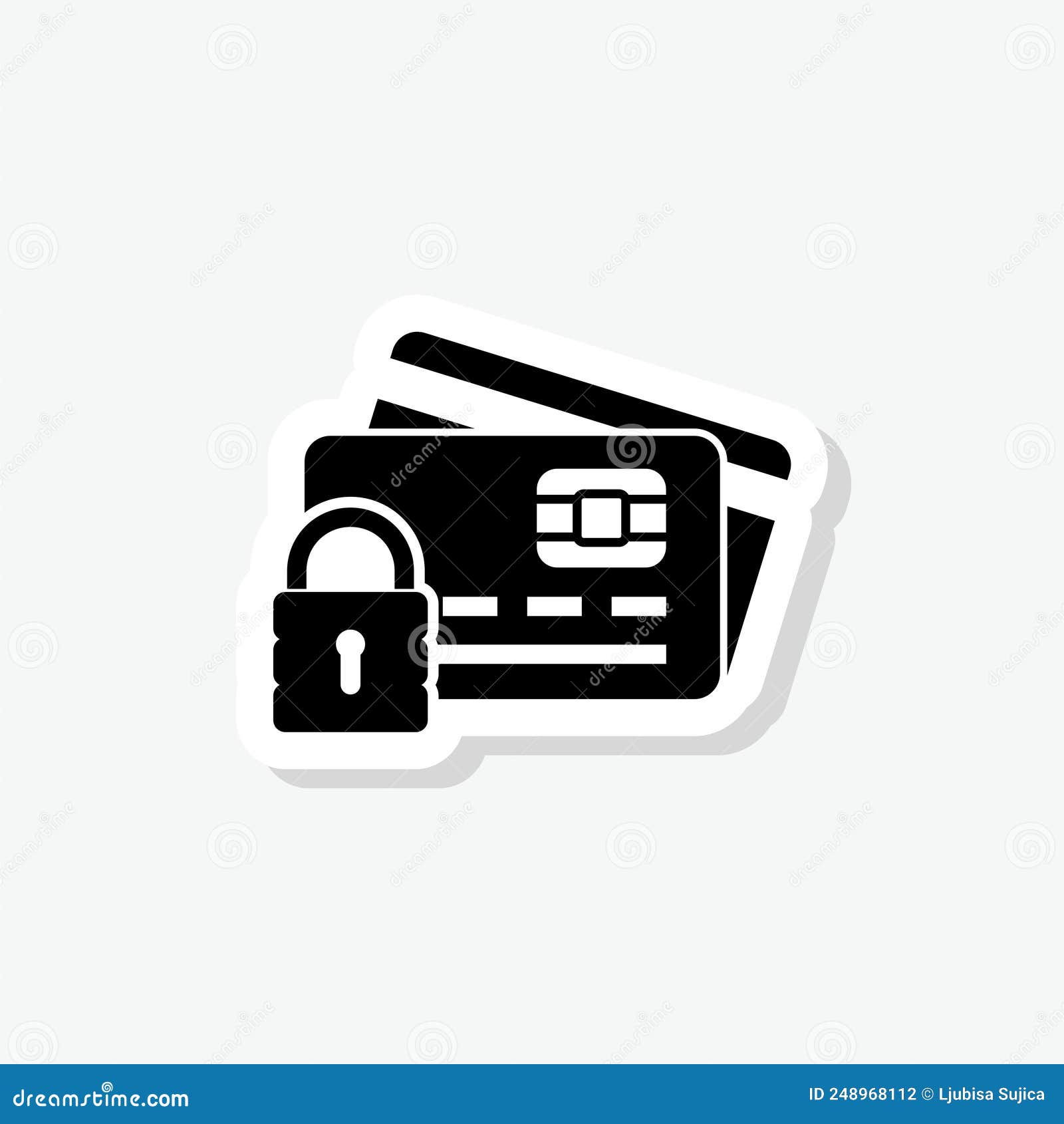 Secure Payment Sticker Icon Sign for Mobile Concept and Web Design ...