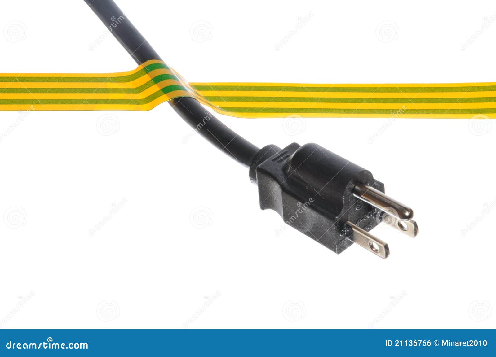 Secure plug stock photo. Image of green, assembly, color - 21136766