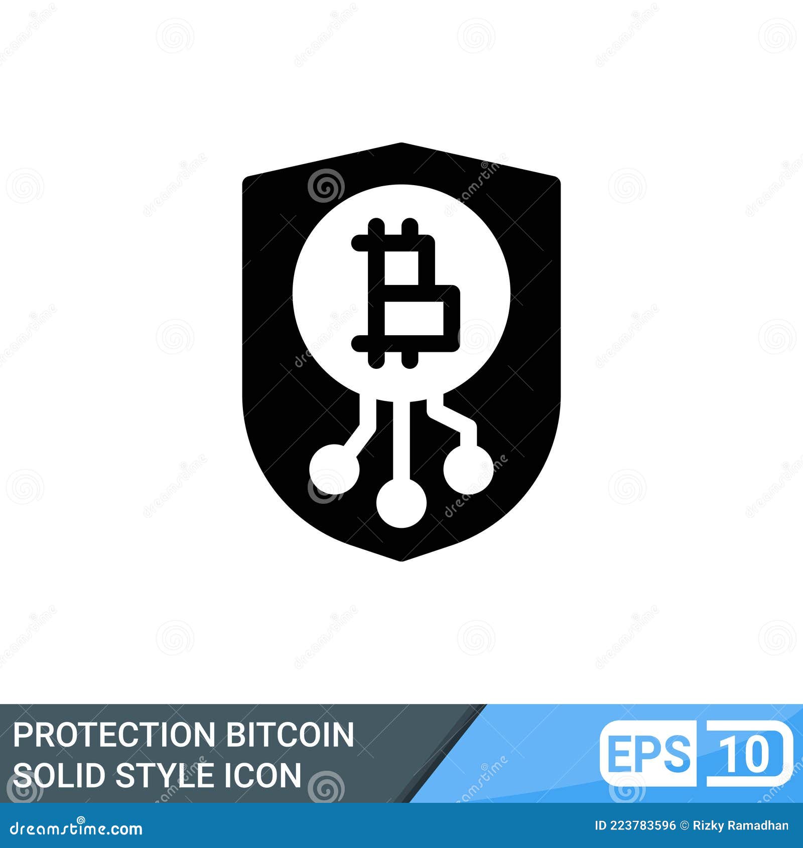 Bitcoin 3D Solid Gold With Light Reflection On Surface With Shadow ...