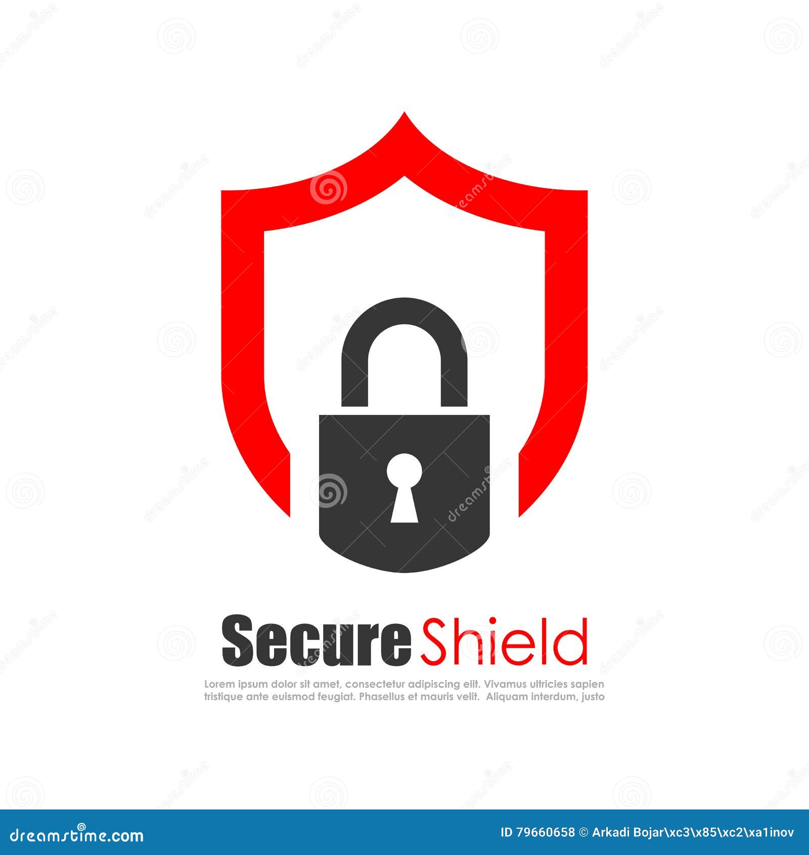 Secure Protection Abstract Logo Stock Vector - Illustration of icon ...