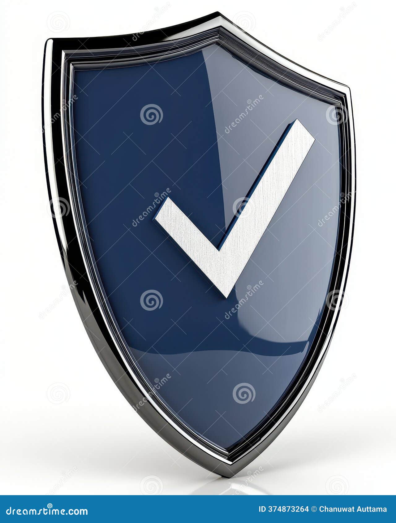 Approved Safety Color Line Icon. Safeguard Check Mark Concept. Security ...
