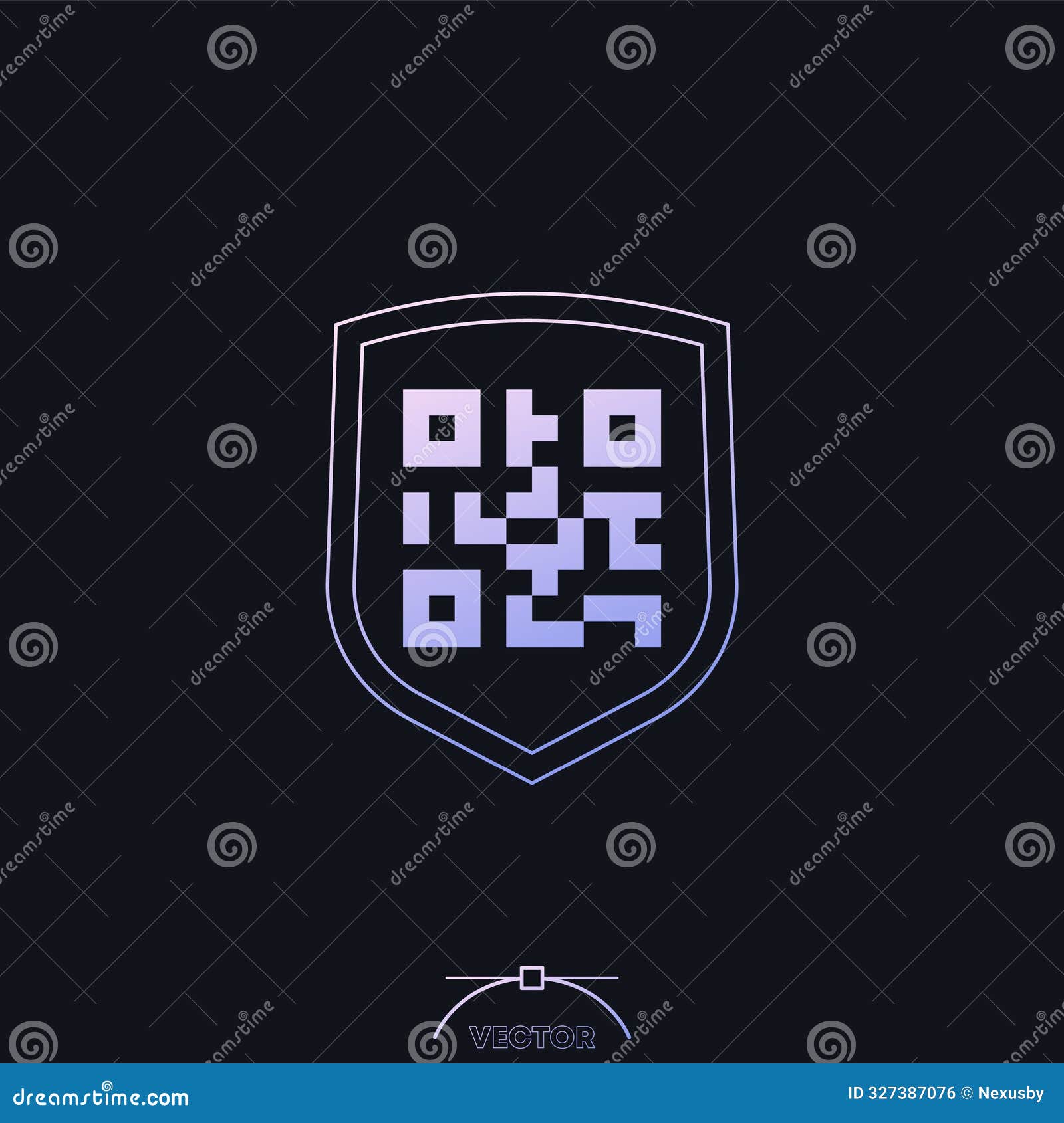 Qr Code Payment Accepted Here With Man Shows Mobile Scan Qr Code Stock ...