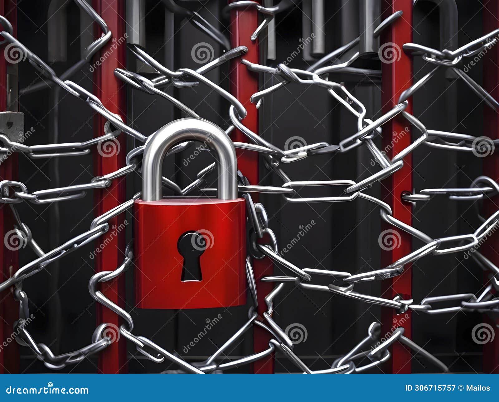 Secure Silhouettes. Capturing the Essence of Data Lockdown Imagery ...