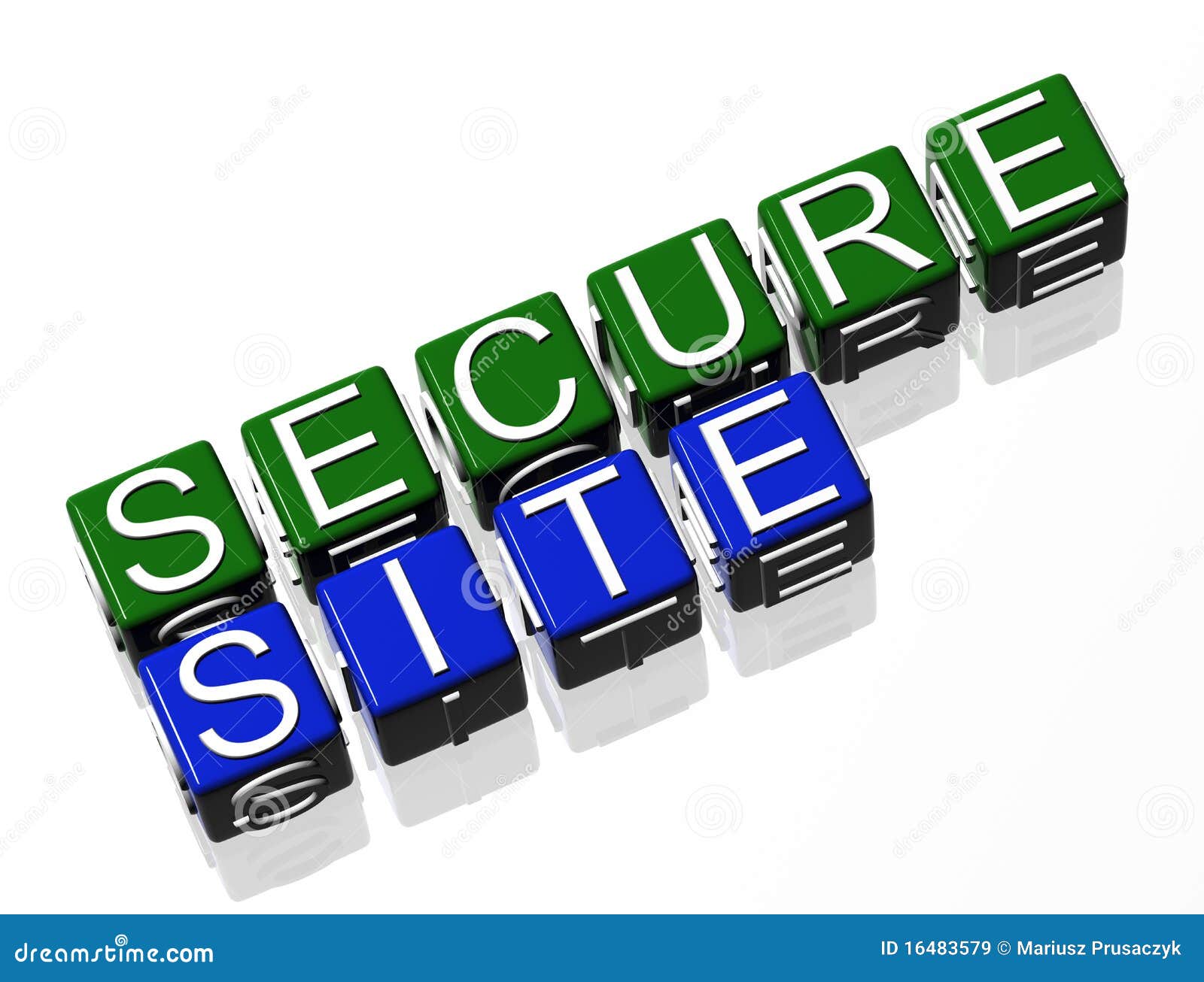 Secure Site http stock illustration. Illustration of address - 16483579