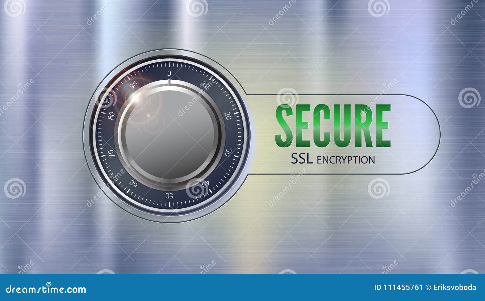 Secure SSL Connection, 3D Illustration. Concept Security of Information ...