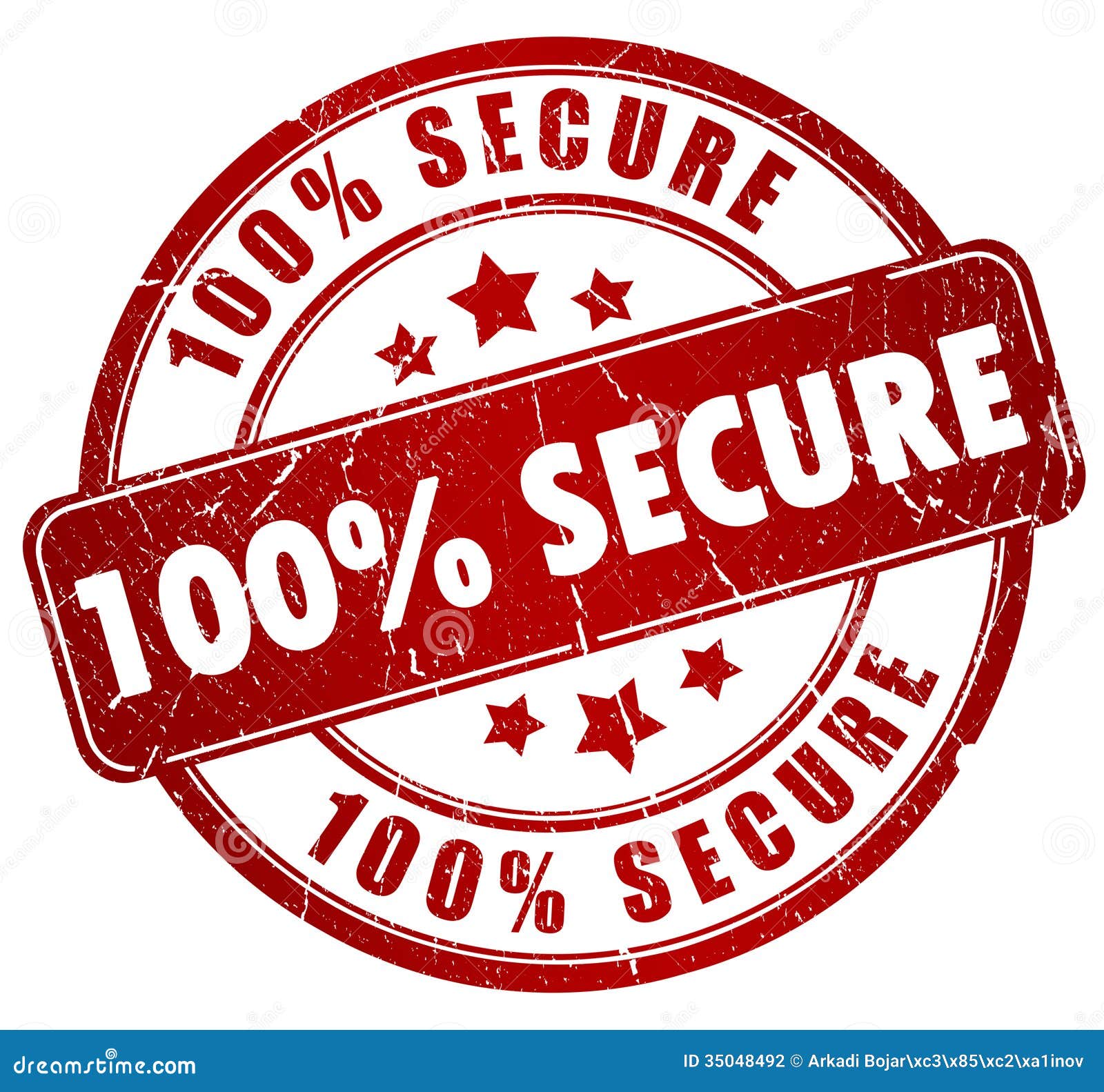 Secure stamp stock illustration. Illustration of internet - 35048492