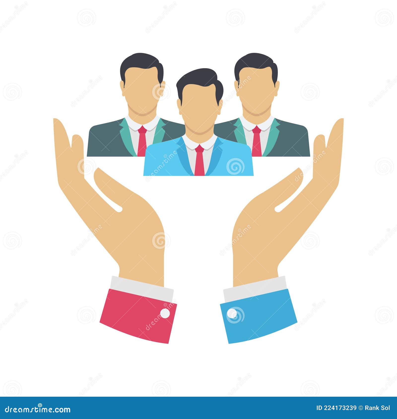 Secure Team Isolated Vector Icon Which Can Easily Modify or Edit Stock ...