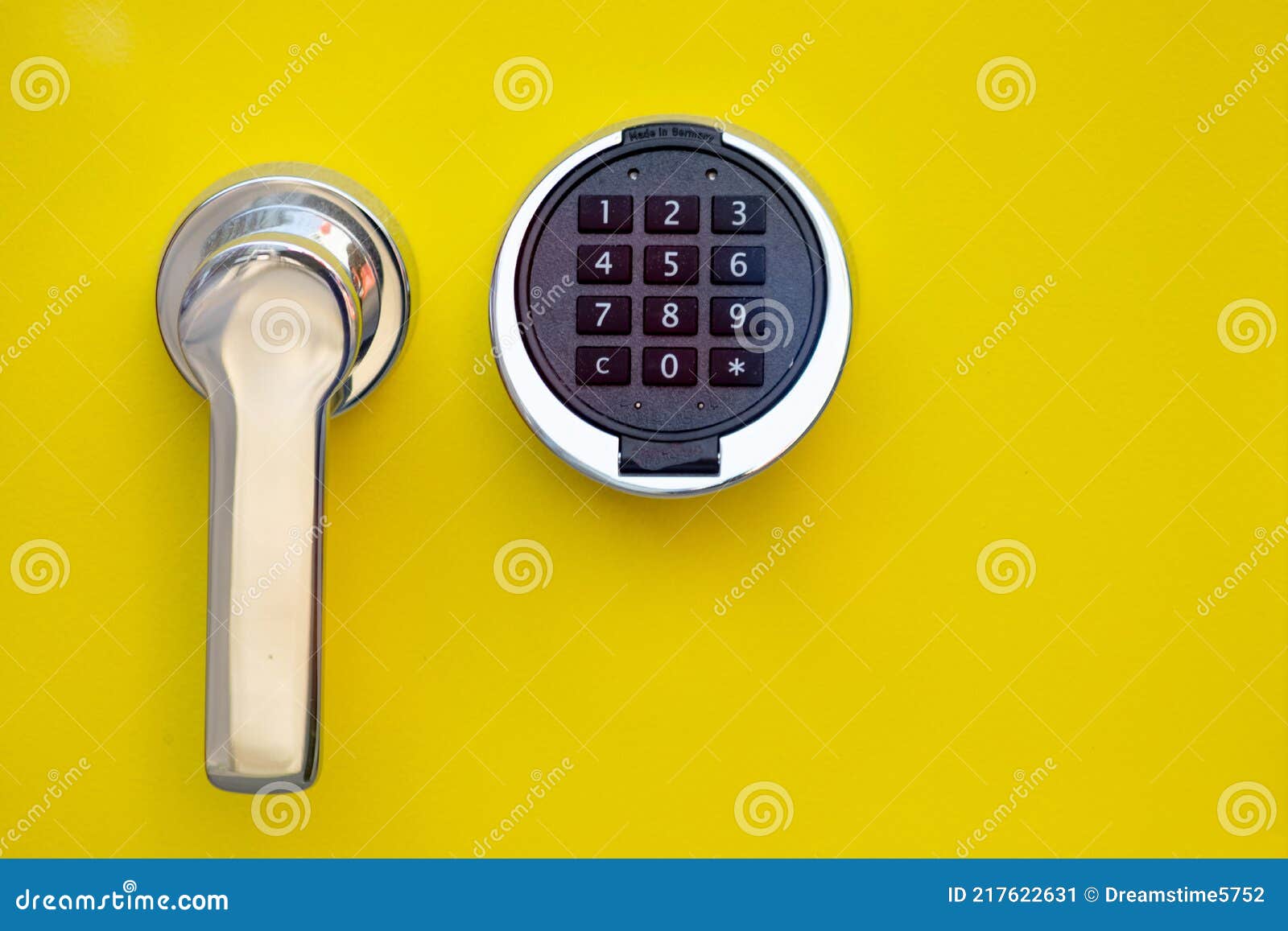 Secure Vault with Number Based Padlock Security Mechanism Keyboard As ...