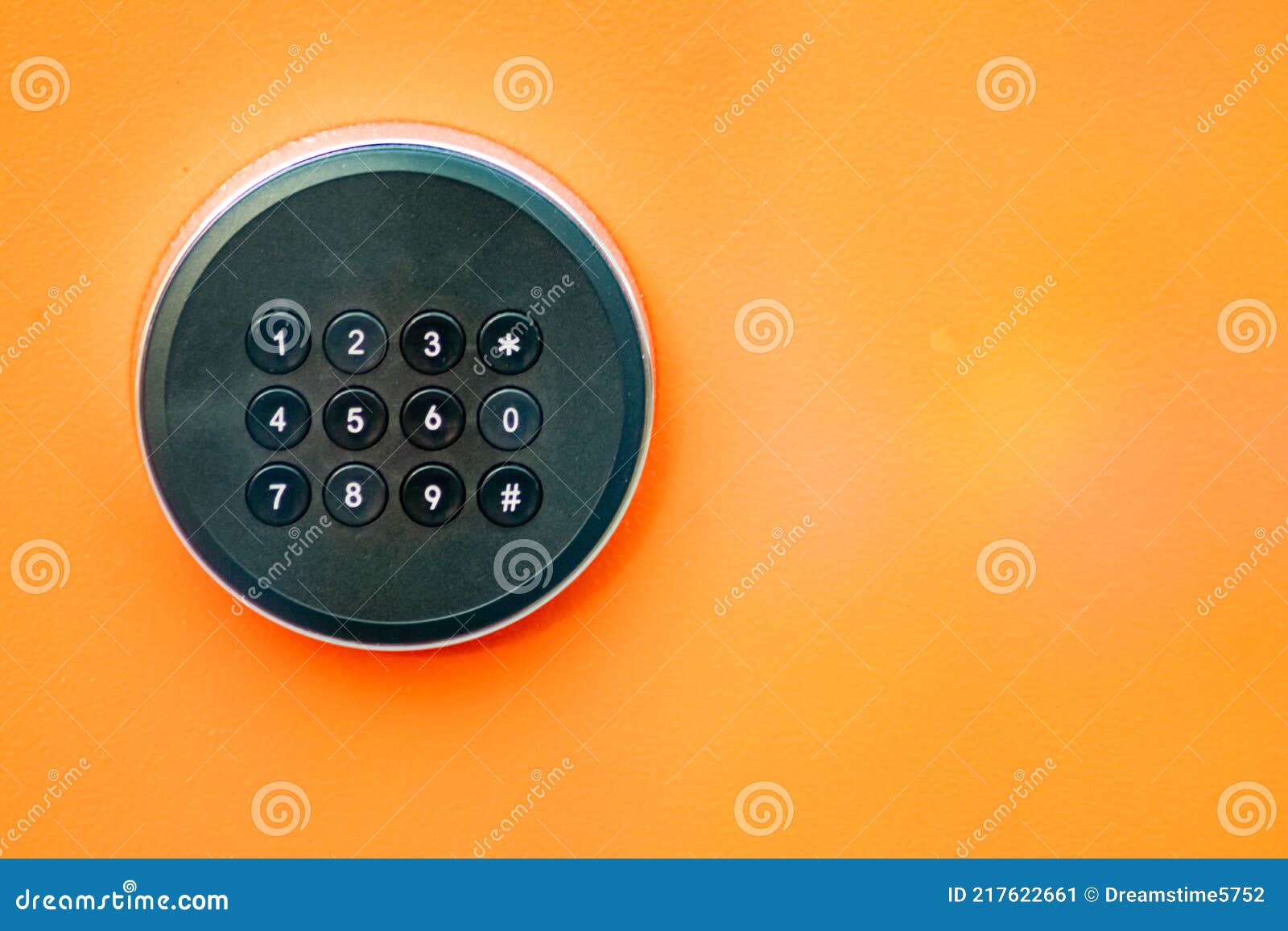 Secure Vault with Number Based Padlock Security Mechanism Keyboard As ...