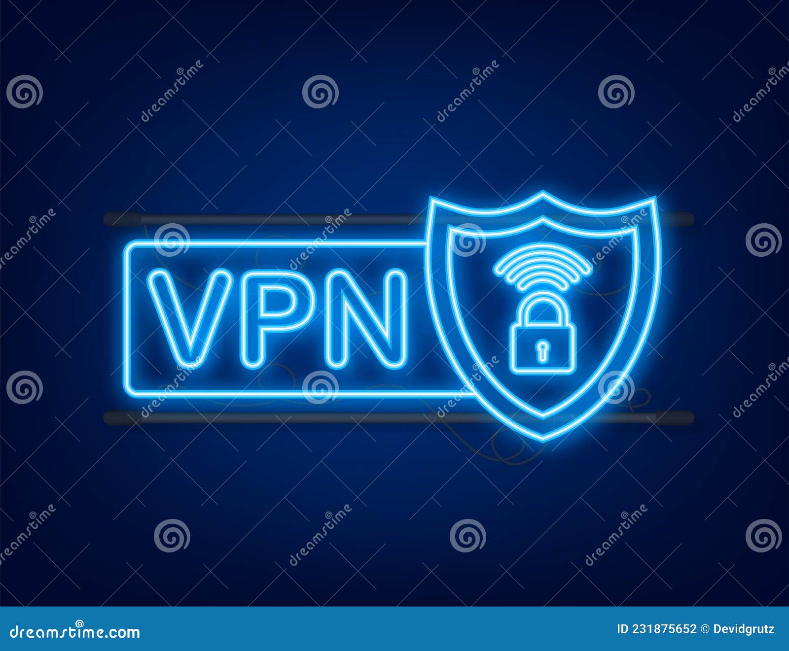 Secure VPN Connection Concept. Virtual Private Network Connectivity ...