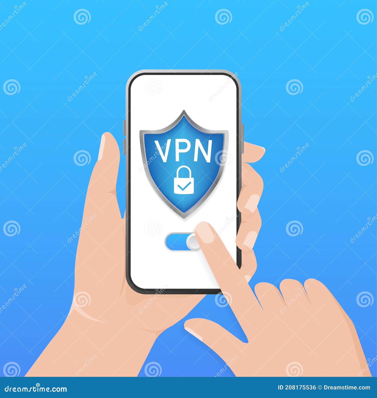 Secure VPN Connection Concept. Virtual Private Network Connectivity ...
