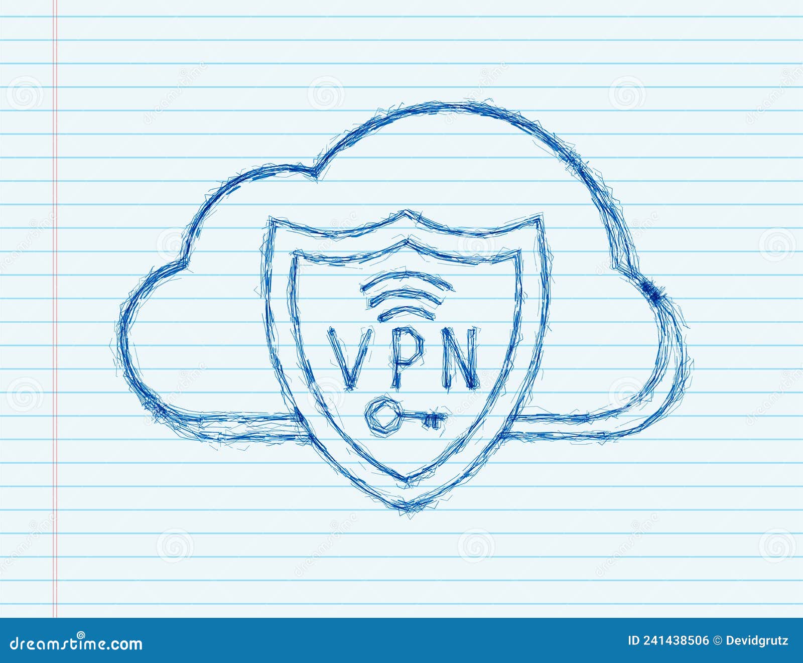 Secure VPN Connection Concept. Virtual Private Network Connectivity ...